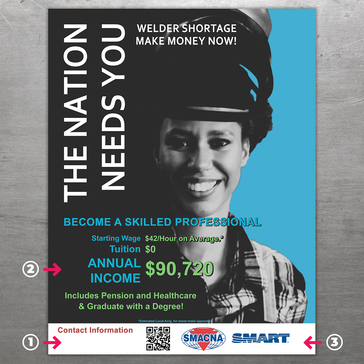 Finished size of 8.5 x 11 inches.